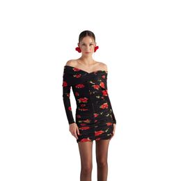 Holly Lolly Kleid Damen Gr&ouml;&szlig;e 36 gr&uuml;n / rot / schwarz Sommerkleid