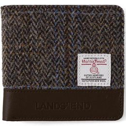 LANDS' END Harris Tweed Portemonnaie, Herren, size: regular, Braun, Wolle, by Lands' End