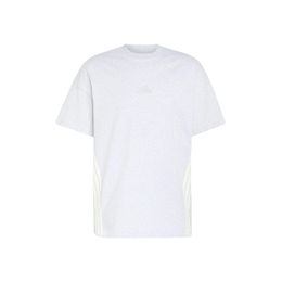 adidas Sportswear Performance Shirt male size M mottled grey / White