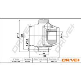 DR!VE+ Gelenksatz, Antriebswelle dp2110101658 f&uuml;r Audi VAG Porsche VW