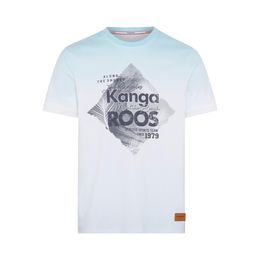 Kangaroos T-Shirt Herren Gr&ouml;&szlig;e 4XL aqua / wei&szlig;