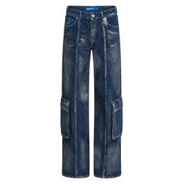 KARL LAGERFELD JEANS Cargo Jeans female size 32 Dark blue
