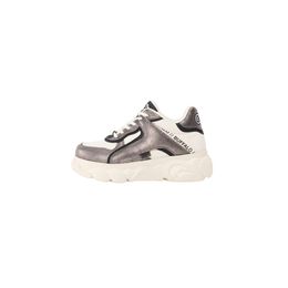 Buffalo Sneaker 'CLD ECHO' Damen Gr&ouml;&szlig;e 42 schwarz / silber / wei&szlig; Sommerschuhe