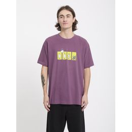 Volcom T-Shirt 'Before I Break' Herren Gr&ouml;&szlig;e S limone / mauve / schwarz / offwhite