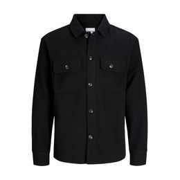 Jack & Jones JACK & JONES Button Up Shirt 'JJEREGENT' male size XXL Black