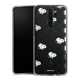 DeinDesign Xiaomi Redmi Note 8 Pro Handy Silikon H&uuml;lle Case transparent Handyh&uuml;lle Muster Official Licensed Product Peanuts Silikon Case