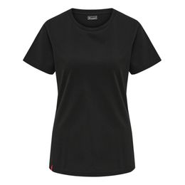 Hummel T-Shirt Damen Gr&ouml;&szlig;e L rot / schwarz