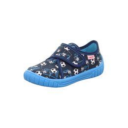 Superfit Slippers 'Bill' boy size 33 Azure / Dark blue / White