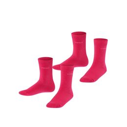 Esprit Socken 'Foot Logo 2-Pack' Jungen Gr&ouml;&szlig;e 31/34.5 rot