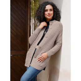 Longstrickjacke