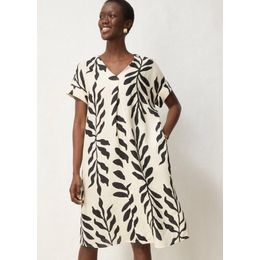 bonprix Kaftan-Kleid aus reinem Leinen, beige, Gr.48, luftiges Leinen Kaftan-Kleid aus sch&ouml;ner Premium Qualit&auml;t, aus Leinen