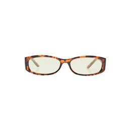 Bershka Sonnenbrille Herren Gr&ouml;&szlig;e One Size cognac / dunkelbraun