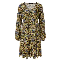 Aniston Casual Kleid Damen Gr&ouml;&szlig;e 40 dunkelblau / gr&uuml;n / hellpink / schwarz Sommerkleid