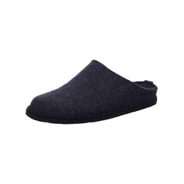 Haflinger Slippers 'Hausschuh Herren 311010 77 Textil in schwarz' male size 41 Black