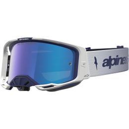 Alpinestars Vision 8 Amber, Crossbrille verspiegelt