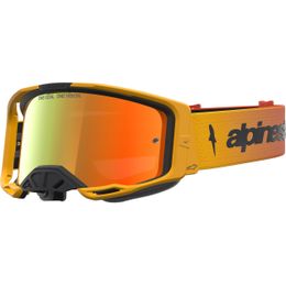 Alpinestars Vision 8 Amber, Crossbrille verspiegelt
