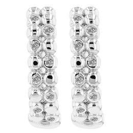 Akzent Earrings '"Yelda" aus 925 Sterlingsilber, rhodiniert, langlebig' female size One size Silver