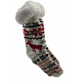 VIVANCE by LASCANA Knee High Socks female size 39 Red / Black / White