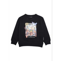 John Richmond Sweatshirt 'Felpa girocollo nero per bambino' Jungen Gr&ouml;&szlig;e 152 schwarz