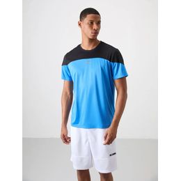 Tommy Life T-Shirts Herren Gr&ouml;&szlig;e M himmelblau / schwarz