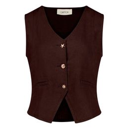 Cartoon Vest female size S Dark brown