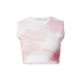 Calvin Klein Jeans Top Damen Gr&ouml;&szlig;e L pink / hellpink / wei&szlig;