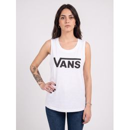 Vans Top 'Womens Flying Muscle White Scoop Tank Top' Damen Gr&ouml;&szlig;e M wei&szlig;