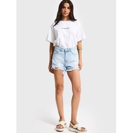 IT'S BASIC Jeans 'Mini Denim Short' female size 36 Light blue