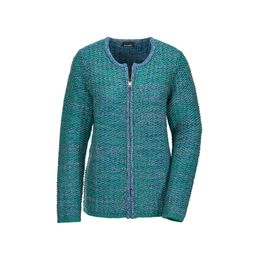 GOLDNER Strickjacke Damen Gr&ouml;&szlig;e 7XL t&uuml;rkis