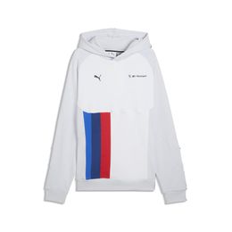 Puma Athletic Zip-Up Hoodie 'Puma x BMW M Motorsport Pumatech-X' male size M Dark blue / Light grey / Red / White