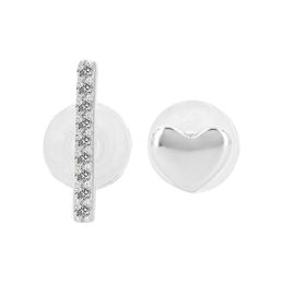 Akzent Ohrringe '"Cali" aus 925 Sterlingsilber, rhodiniert, langlebig' Damen Gr&ouml;&szlig;e One Size silber