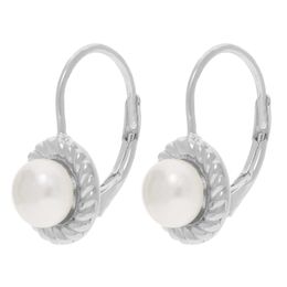 Firetti Ohrringe Damen Gr&ouml;&szlig;e One Size silber / wei&szlig;