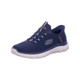 Skechers Hausschuh 'Slipper Herren 232457 NVY Textil in blau' Herren Gr&ouml;&szlig;e 43 blau