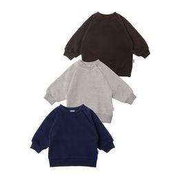 Liliput Sweatshirt Jungen Gr&ouml;&szlig;e 62/68 nachtblau / schoko / grau