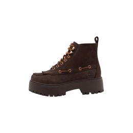 Timberland Lace-Up Ankle Boots 'Stone Street' female size 38 Dark brown