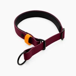 THE DOG IDEA Zugstopp Halsband Bordeaux M
