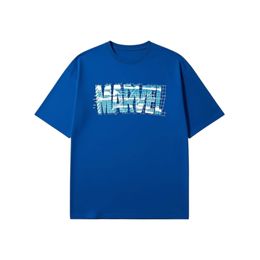 Marvel Comics Shirt 'Marvel T-Shirt Oversized' Herren Gr&ouml;&szlig;e S dunkelblau