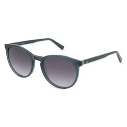 Humphrey&rsquo;s eyewear 588182 | Unisex-Sonnenbrille | Fassung: Vollrand, Panto, Kunststoff, Petrol | Glasfarbe: Grau