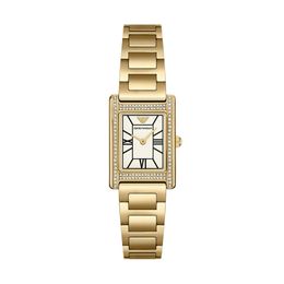 Emporio Armani Uhr Damen Gr&ouml;&szlig;e One Size gold / wei&szlig;