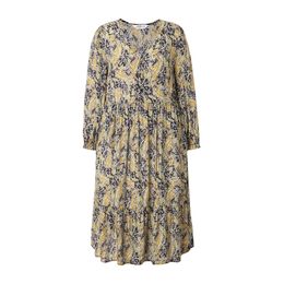 Studio Untold Kleid Damen Gr&ouml;&szlig;e 58/60 gelb / schwarz / wei&szlig; Sommerkleid