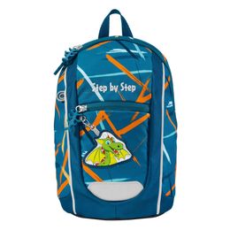 Step By Step Backpack 'Kiga' boy size One size Blue / Orange