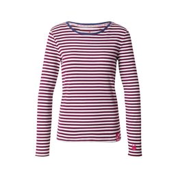 LIEBLINGSST&Uuml;CK Lieblingsst&uuml;ck Shirt 'Nashi' Damen Gr&ouml;&szlig;e M burgunder / wei&szlig;