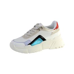 victoria Athletic Lace-Up Shoes female size 37 Beige / Blue / Red