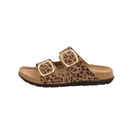 Rohde Mules 'Pantolette Damen 5890/18 Echtleder in orange' female size 41 Brown / Black