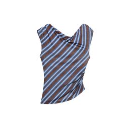 Marks & Spencer Marks & Spencer T-Shirt Damen Gr&ouml;&szlig;e XS blau / schoko / wei&szlig;