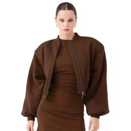 HOLLY LOLLY Between-Season Jacket female size L Brown