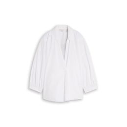 Tom Tailor Bluse Damen Gr&ouml;&szlig;e L wei&szlig;