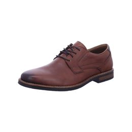 Rieker Lace-Up Shoes 'Schn&uuml;rschuh Herren 13523 24 Echtleder in braun' male size 41 Brown