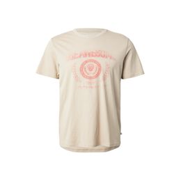 QS Shirt male size XL Light beige / Light red