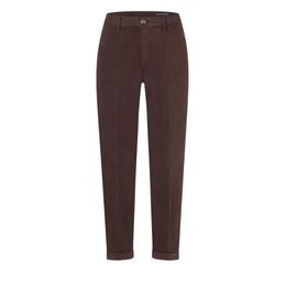 MAC Chinohose 'CHINO 3075-00-0431L 293R truffle brown PPT' Damen Gr&ouml;&szlig;e 32/34 braun